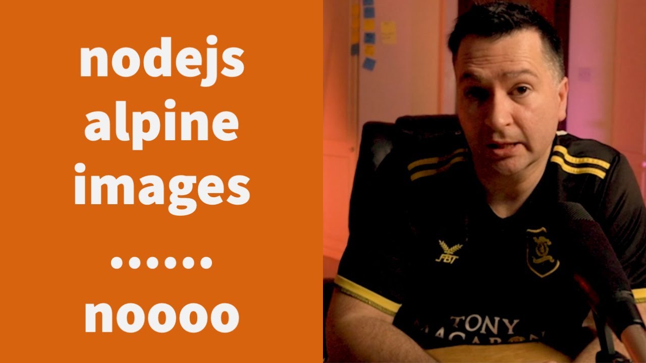 stop using alpine nodejs for production docker images and why the official node.js image is so large