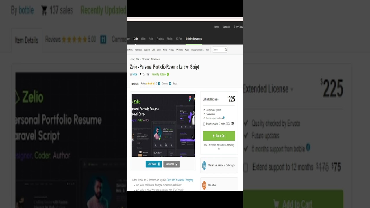 Zelio - Personal Portfolio Resume Laravel Script #codecanyon #earnmoney #artificialintelligence