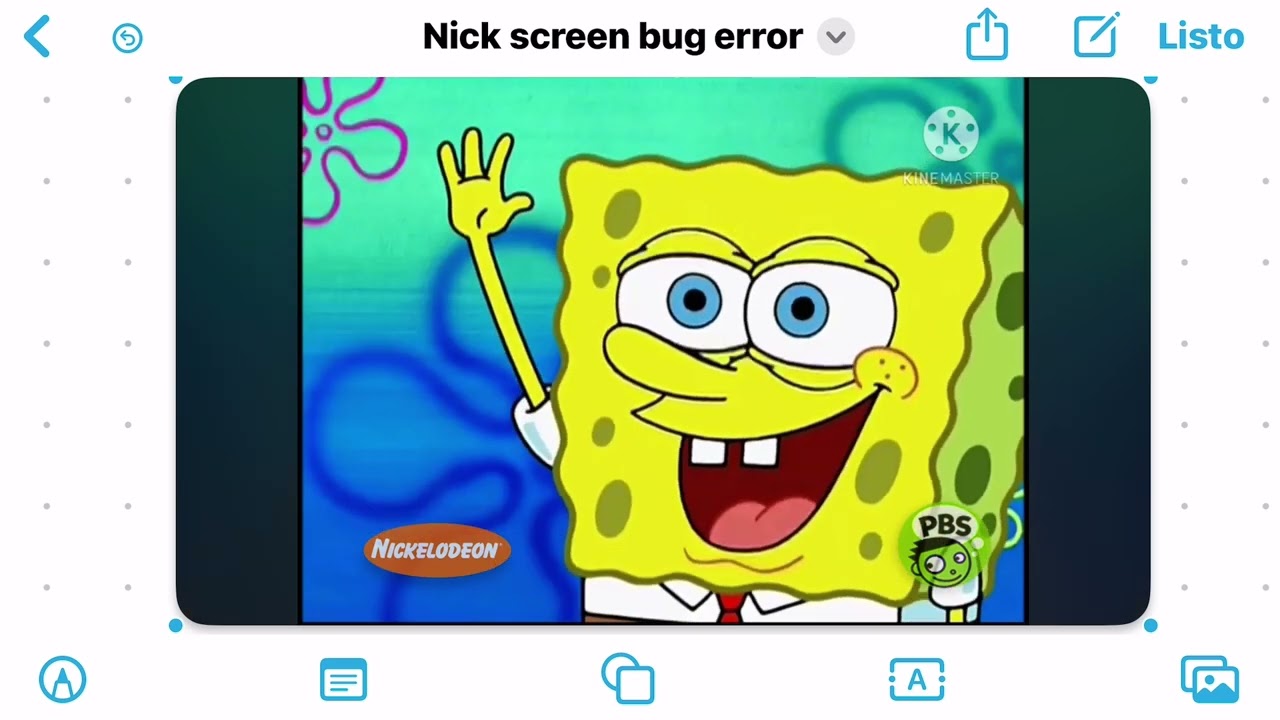 Nickelodeon Screen Bug Error (read description) (2008)