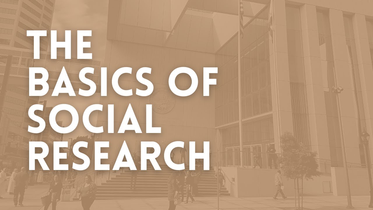 1 - The Basics of Social Research
