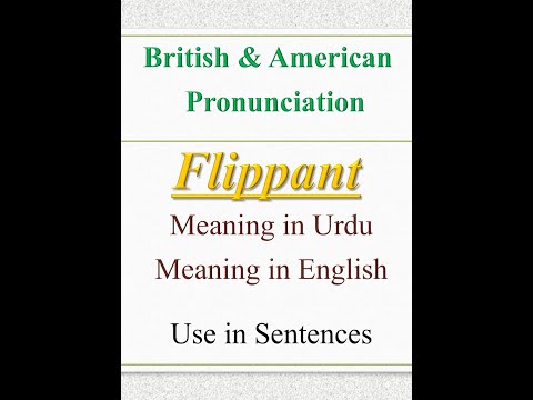Flippant meaning| English difficult words| #shorts