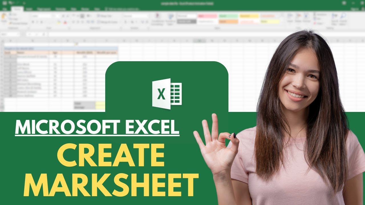 Create Professional Marksheet in Excel | Full Tutorial with Grading