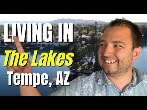 The Lakes, Tempe Neighborhood Map Tour - Living in Tempe - Lakefront Property