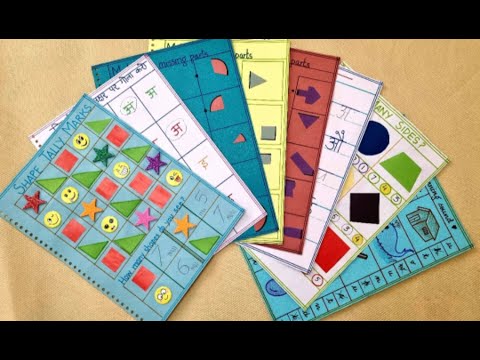 Activity Worksheets for 3-4 year olds - Part 3 l Preschool Concepts