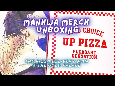 special delivery! 🍕 pizza delivery man & the gold palace merch unboxing~ (피자배달부와 골드팰리스 언박싱)