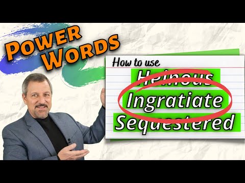 ADVANCED English Vocabulary Words Ingratiate
