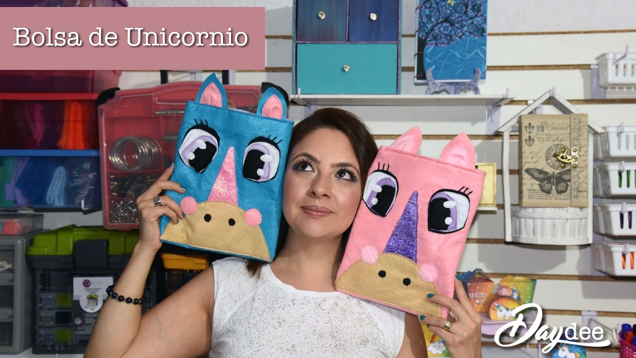 Dulceros de unicornio / DIY haz tu bolsa de unicornio / Fiesta de unicornios