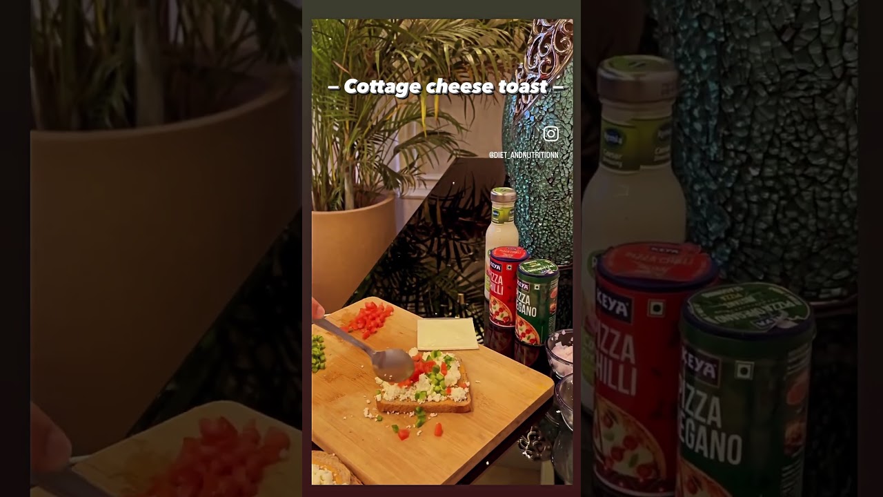 Cottage cheese toast