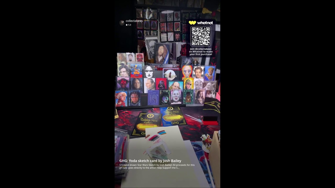 The Golden Hive Gallery. Sketch Cards and Art including Marvel, Star Wars, original characters, S...