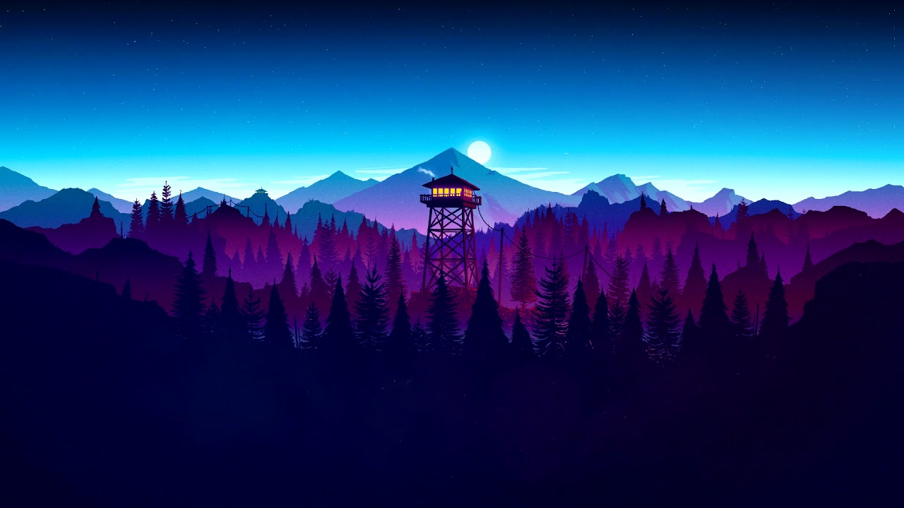 Simple Firewatch Tower Live Wallpaper 1
