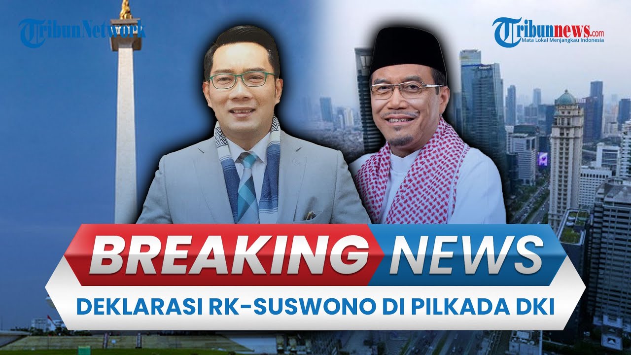 Breaking News Kim Plus Deklarasi Ridwan Kamil Suswono Maju Di Pilkada