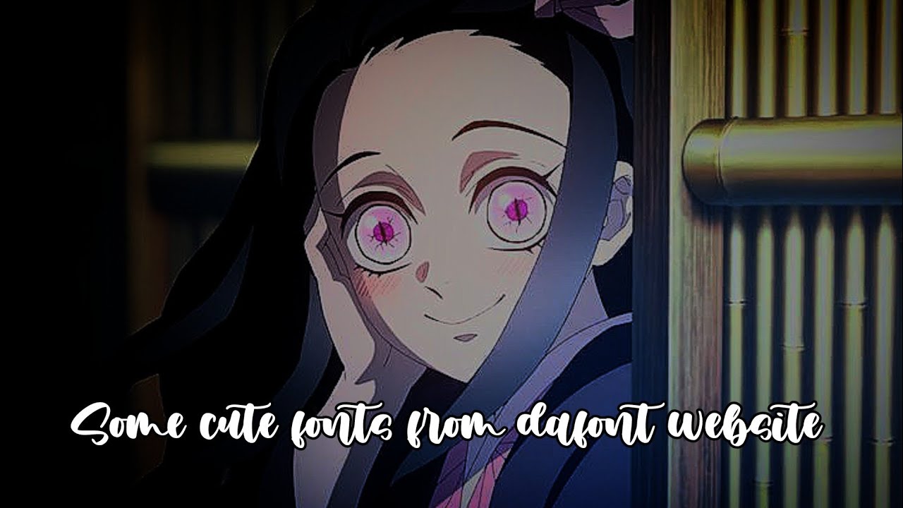 Cute fonts from dafont website ✨