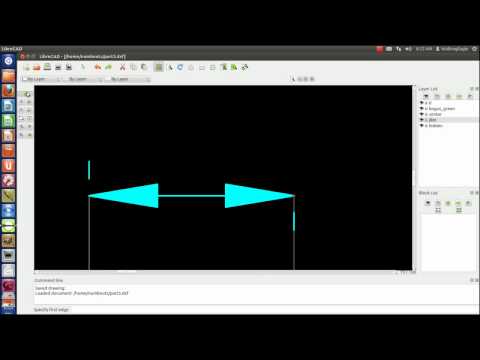 LibreCad Tutorial 4 - Dimensioning -- part 1 of 2 Video Lecture - LibreCAD: Become an Expert ...