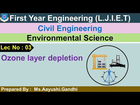 Lec-03_Ozone layer depletion| Environmental Science | First Year Engineering