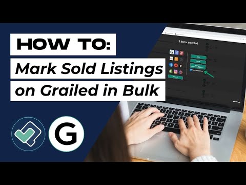 How To Mark Sold Listings on Grailed in Bulk