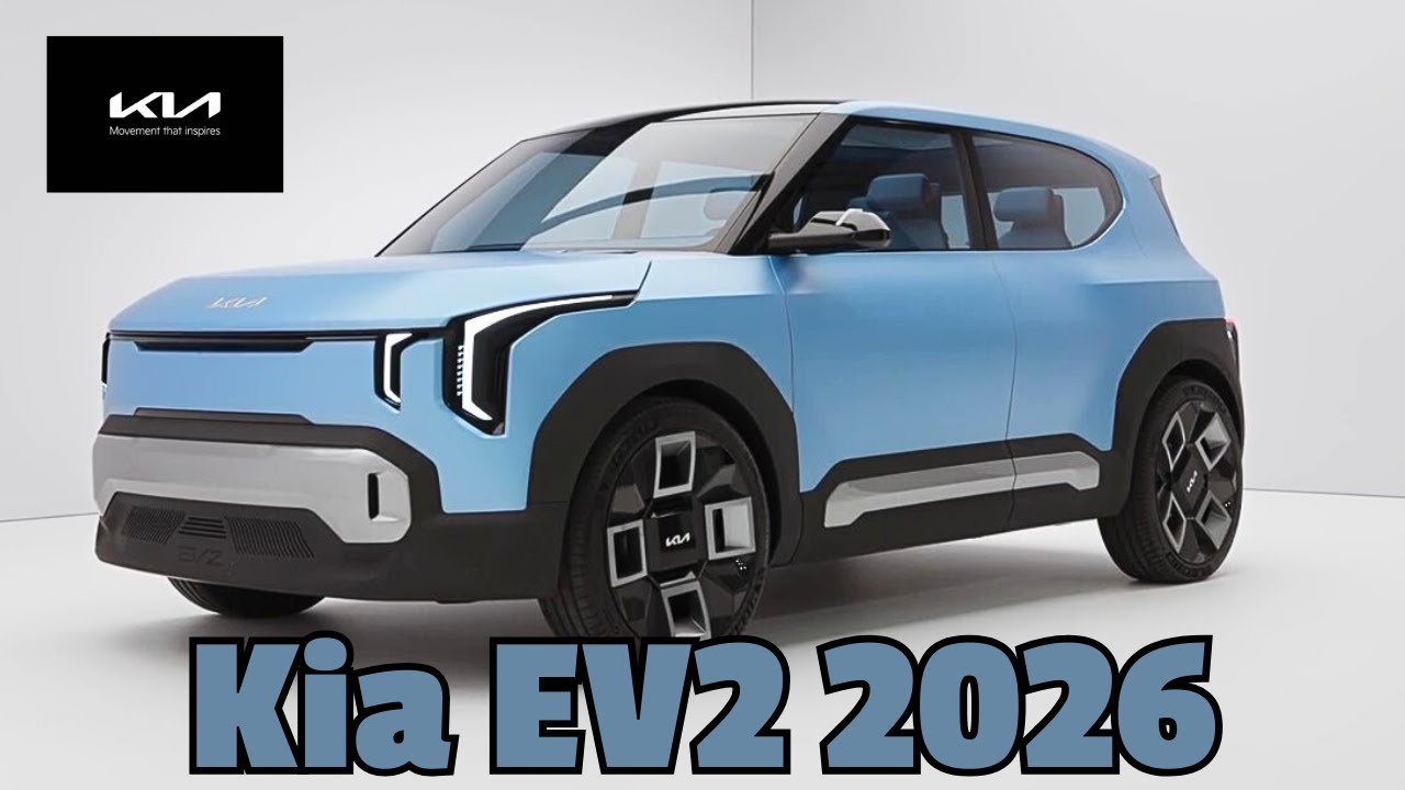 Designed and Developed in Europe,the Kia EV2 Will Have its World Premiere at the Brussels Motor Show