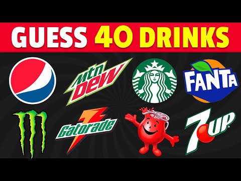 Guess The Logo Quiz | Drink Edition | 40 Logos