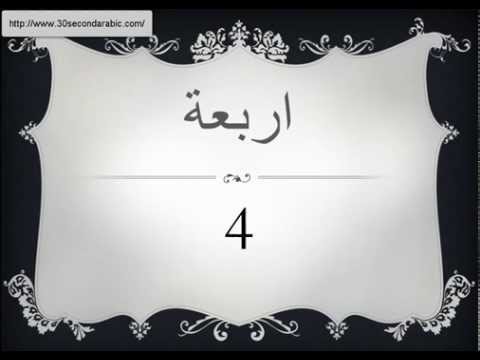 Arabic Numbers from 1 to 20