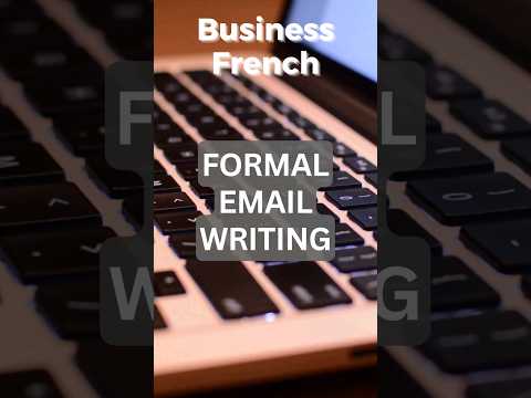 Business French - Professional email writing #shorts