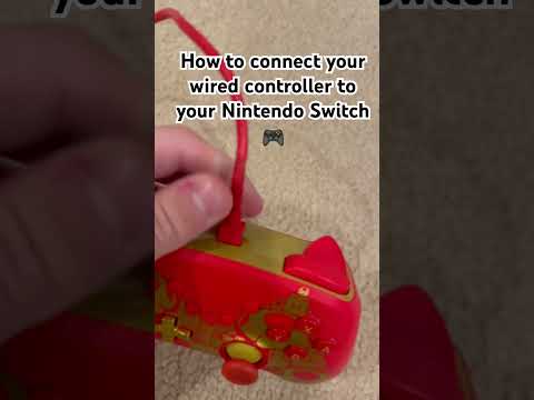 How to connect your nintendo switch wired controller to your Nintendo Switch 🎮 #switch #tutorial