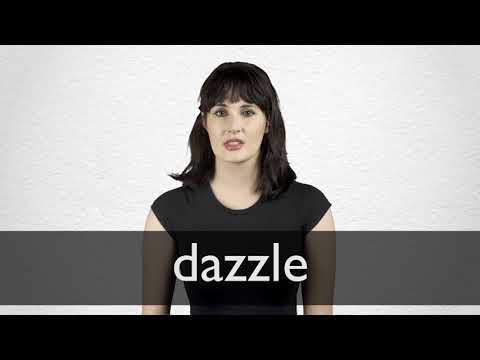How to pronounce DAZZLE in British English