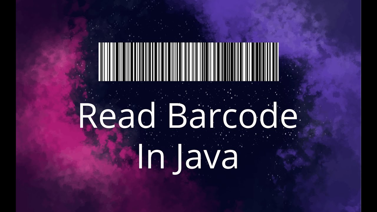 Read Barcode In Java Using ZXing Library