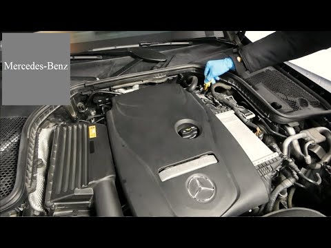 How to Check Engine Oil Level in Mercedes-Benz C300 W205 W206 and E300 W213