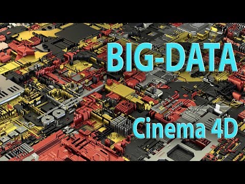 Big Data, 3D traveling made with Cinema 4d