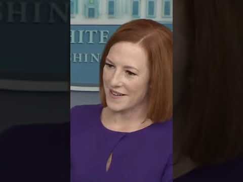 WH Press Sec. Psaki: Pres. Biden isn’t “thinking about” right-wing ‘Let’s go Brandon’ chant #shorts