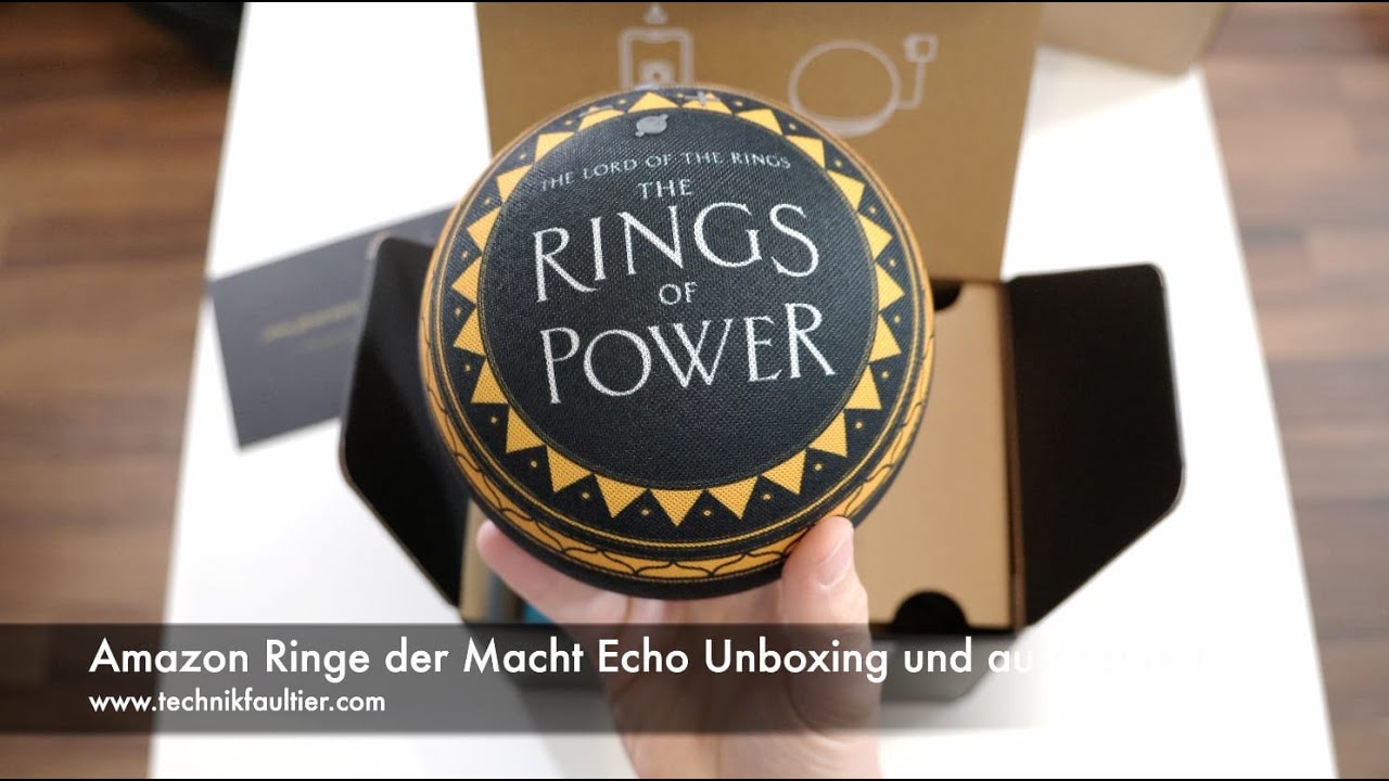 Amazon Rings of Power Echo Unboxing and Tried