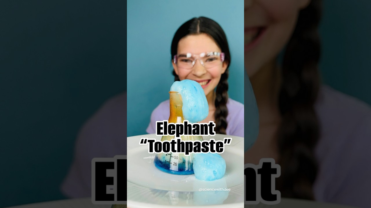Kid-friendly “Elephant Toothpaste” Experiment #stem #scienceforkids #egg #easter #elephanttoothpaste