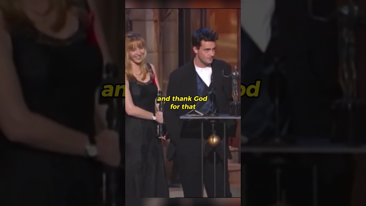 Chandler Bing actually PLAYING Matthew Perry #awards #friends