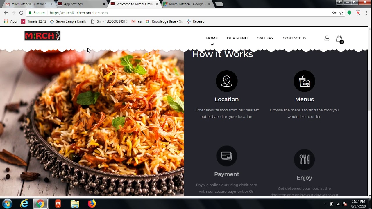 Ontabee - Free Online Food Ordering Software System