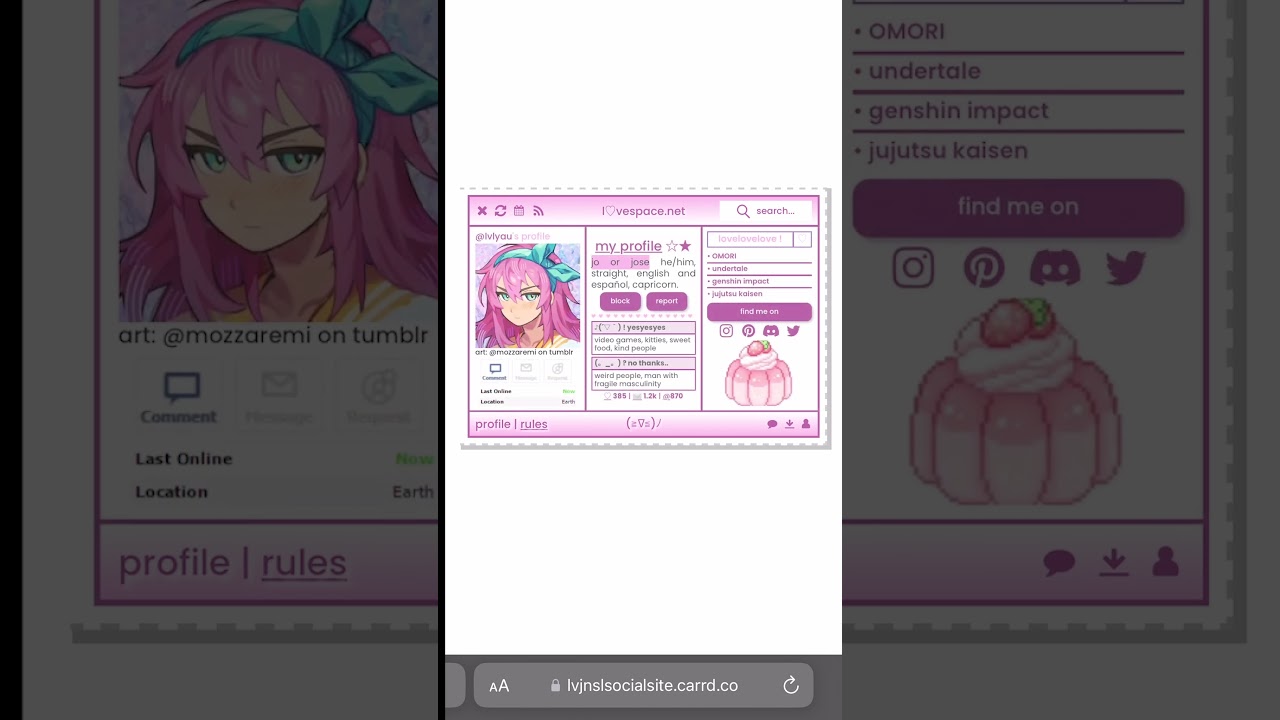 interactive carrd tutorial #carrd #aubrey #howto #interactive #omori #tutorial