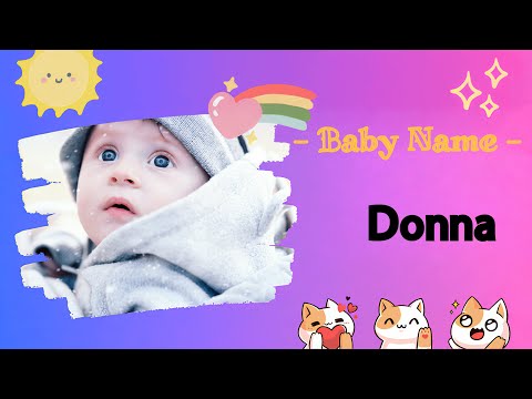 DONNA | Donna name meaning | Girl Name Meaning | Lady (2023)