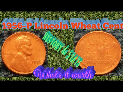 #Live #Minnesotasilverrollhunter #Coins 1956-P Lincoln Wheat Cent/ What's It Worth, History,Stats