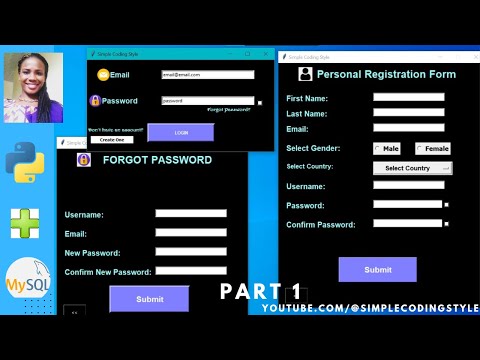 Python Project Tutorial - Make Login and Register Form Step by Step ...
