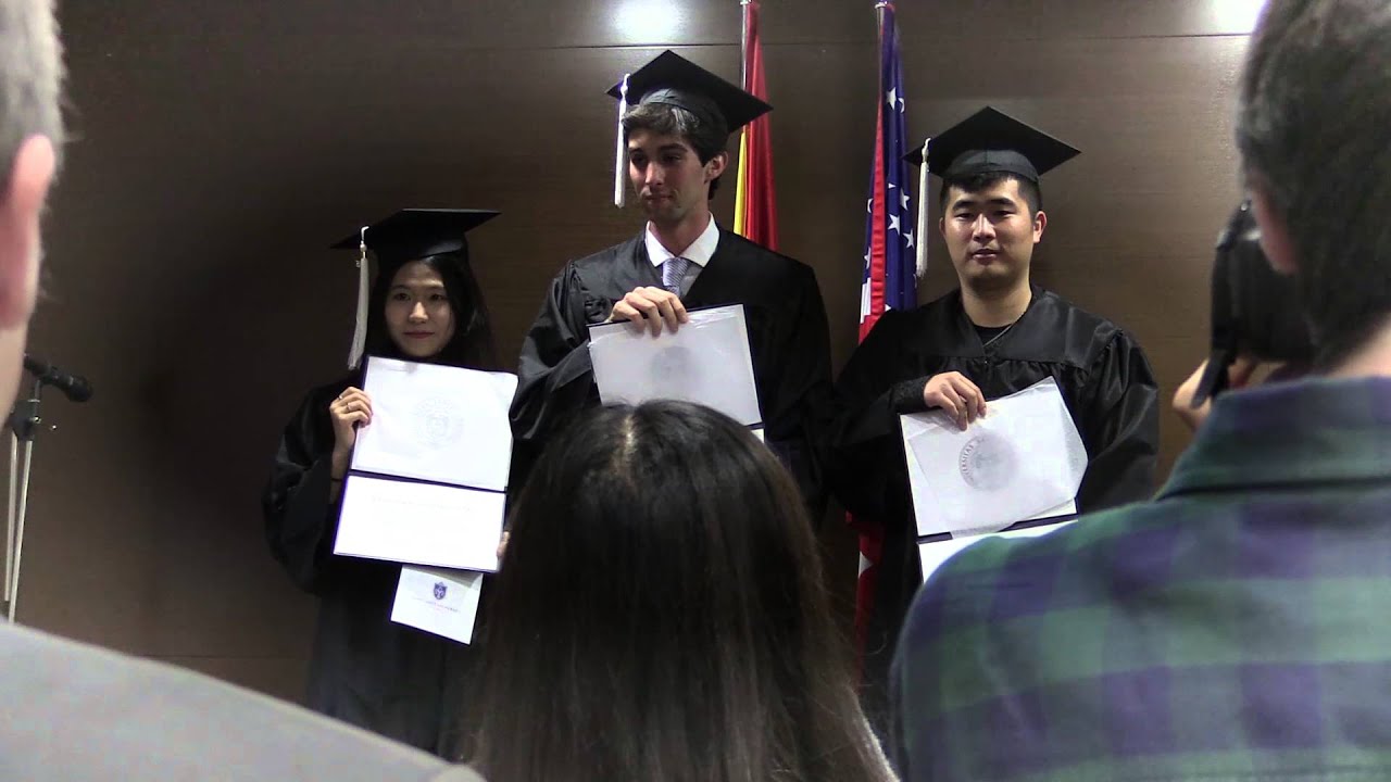 SLU Madrid 2015 Midyear Commencement