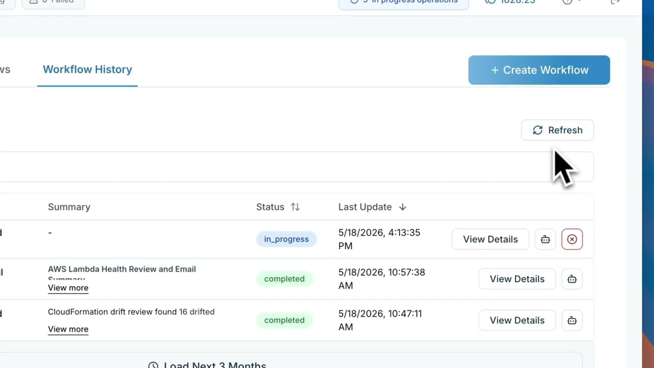 CloudAgent - Workflows Demo