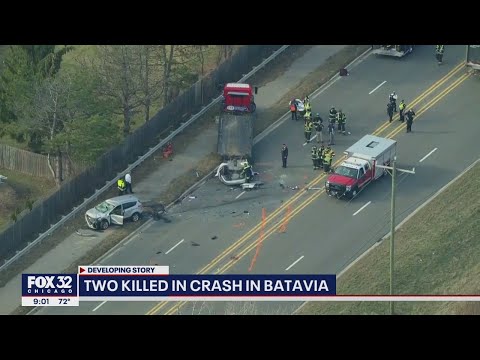 2 dead, 2 injured in Batavia multi-vehicle crash