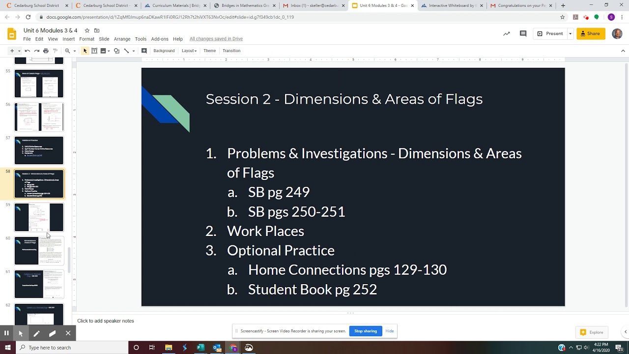 Unit 6 Module 4 Session 2