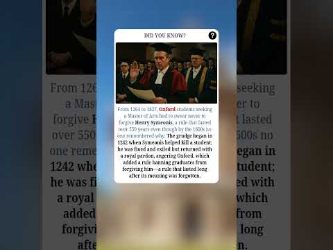 The 550-year-old Grudge At Oxford