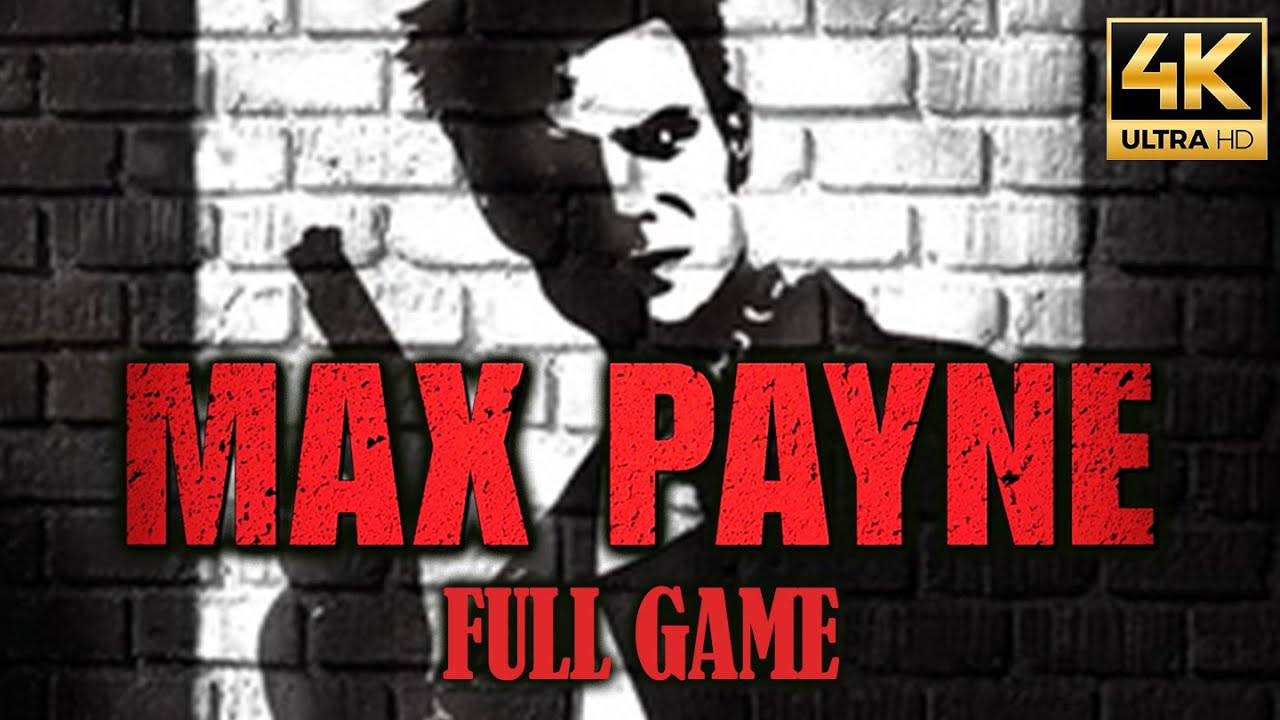 MAX PAYNE 1 (2001) | PS2 4K60ᶠᵖˢ Classics | FULL GAME - Gameplay Movie Walkthrough【4K】