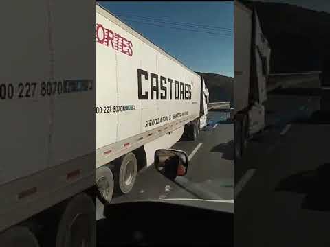 Tráiler de Castores choca por alcance Arco Norte Km 65 #TransporteDeCarga