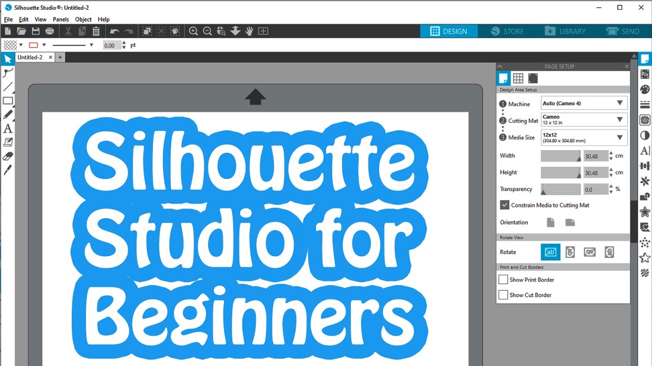 Silhouette Studio Tutorial for Beginners - Complete Walk through