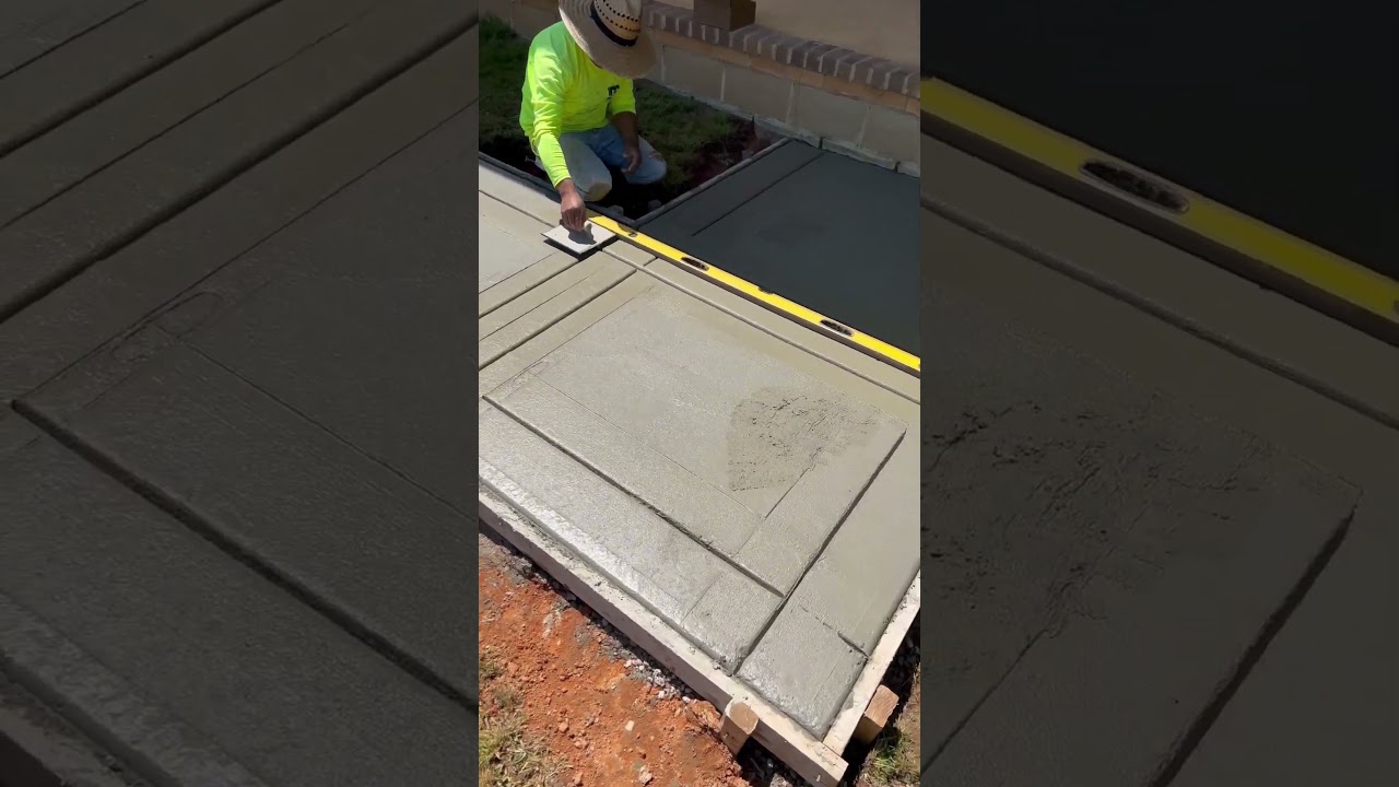 Banqueta con diseño #sidewalk #concreto #trabajo #construccion #raza #trabajoenequipo #aslotumismo