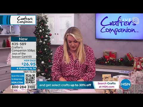 Crafter's Companion 508piece Joys of the Season Card Mak...