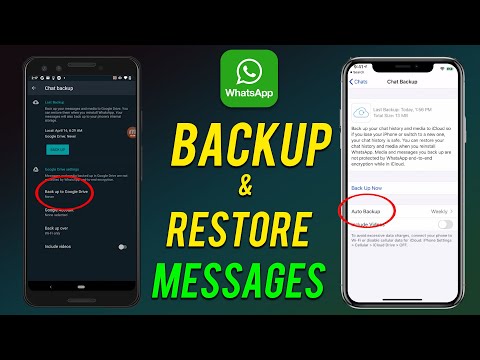 How to Backup and Restore Whatsapp Messages (Android and iOS)