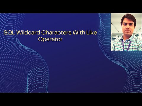 SQL Wildcard Characters With Like Operator