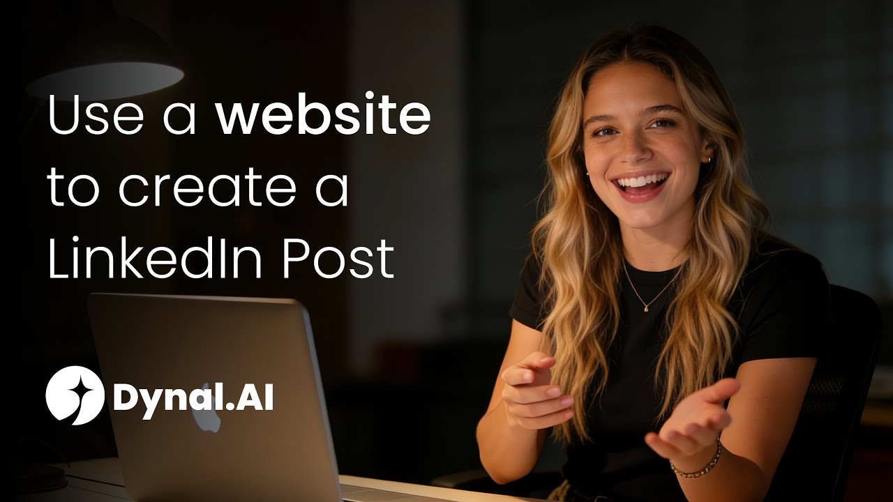 Turn Any Website Into a Stunning LinkedIn Post | Dynal.AI Tutorial